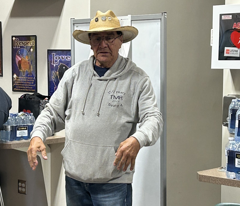 LISTEN: Four Winds Learning Centre offer teaching through Tipi Talk with Elder Ed Bitternose ...